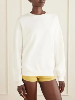 Eterne Cotton-jersey Sweater - Neutrals