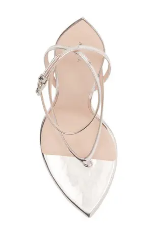 Alaïa Invisible Wedge Ankle Strap Sandal