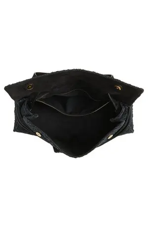 Moschino Tie Me East/west Shoulder Bag - 00a Black/black