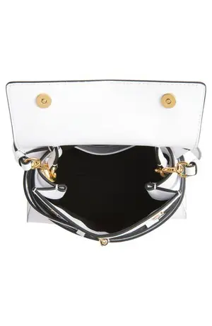 Moschino Small Tie Me Top Handle Bag - White