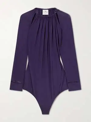 COURREGES Cut-out Jersey Bodysuit