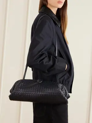 Bottega Veneta Lauren 1979 Intrecciato Leather Clutch - Blue