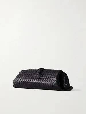 Bottega Veneta Lauren 1979 Intrecciato Leather Clutch - Blue
