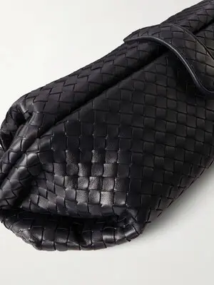 Bottega Veneta Lauren 1979 Intrecciato Leather Clutch - Blue