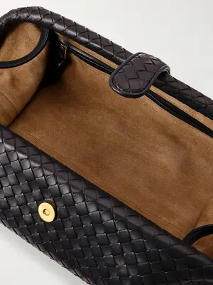 Bottega Veneta Lauren 1979 Intrecciato Leather Clutch - Blue