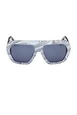 Emilio Pucci Geometric Sunglasses - Blue