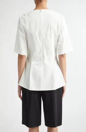 TOTEME Tailored Cotton Tunic Top