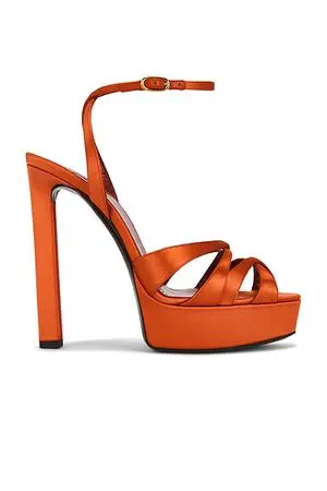 Saint Laurent Almond Toe Sandals For Women
