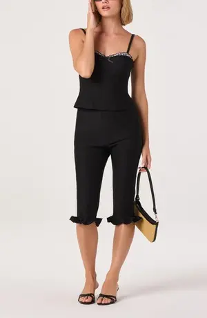 Astr The Label Amalie Ruffle Capris