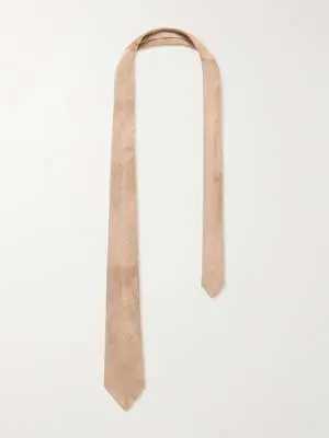 Brunello Cucinelli Brunello Cucinelli Corduroy Neck Tie Camel