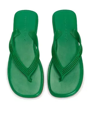 Bottega Veneta Matt Rubber Nappa Sandals