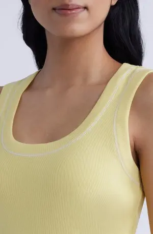 CITY BLUES Square Neck Tank - Sunshine