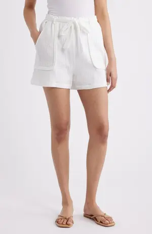 City Blues Elasticated Shorts For Women