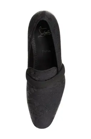 CHRISTIAN LOUBOUTIN Dandy Deco Jacquard Venetian Loafer