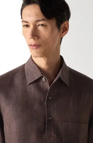 Zegna Oasi Lino Polo Shirt