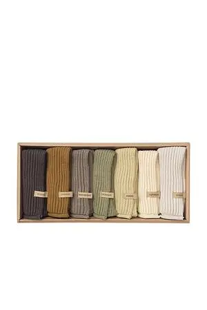 FERM LIVING Day Cloths Set Of 7 - Calm