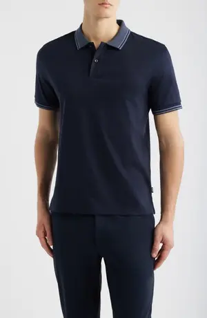 Boss Spread Collar Polos For Men