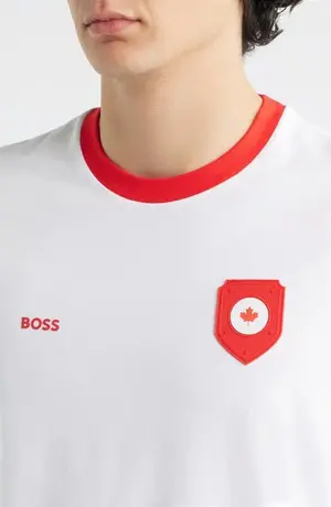 BOSS Lux Stretch Cotton Graphic T-shirt - Canada