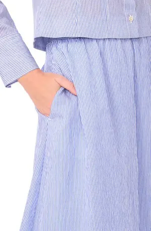 Vince Camuto Striped Maxi Skirt