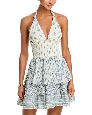Aqua Hepburn Tiered Dress