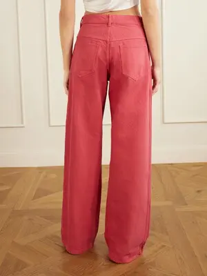 Christopher Esber High-rise Wide-leg Jeans