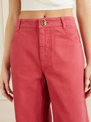 Christopher Esber High-rise Wide-leg Jeans