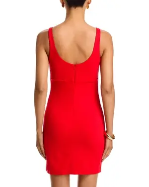 Aqua Ponte Tank Mini Dress