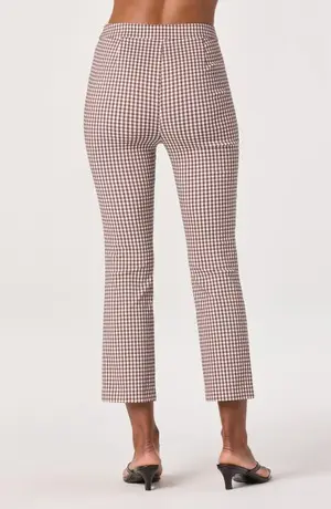 Astr The Label Alma Gingham Crop Pants