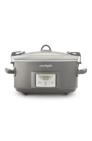 CROCK-POT Programmable 7-quart Cook & Carry Slow Cooker - Grey