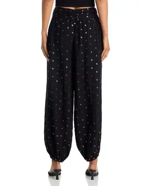 Aqua Balloon Pants - Black