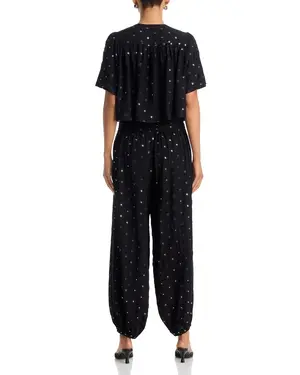 Aqua Balloon Pants - Black