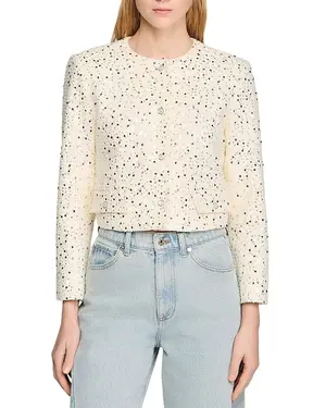 Sandro Sequined Outerwear For Women