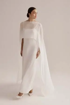 Amanda Uprichard Anastasia Cape Dress