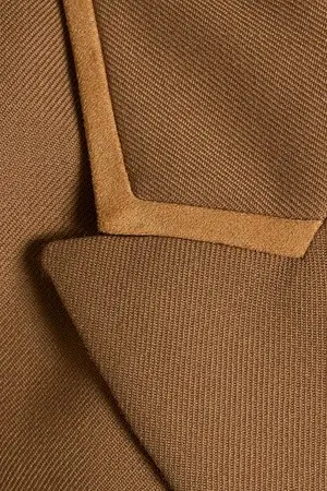 Rag & Bone Margaret Suede-trimmed Wool-blend Blazer