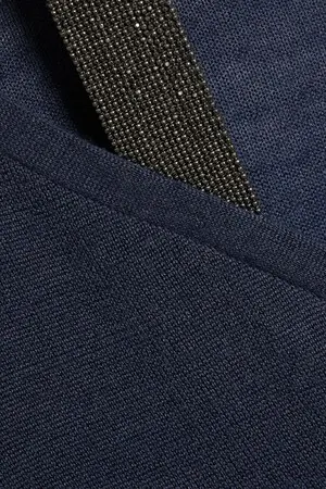 Brunello Cucinelli Bead-embellished Cashmere And Silk-blend Sweater