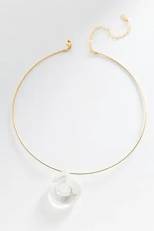 Gold Plated Crystal Collar Necklaces