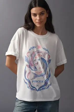 GIRL DANGEROUS Cosmic Zodiac T-shirt By - Pisces