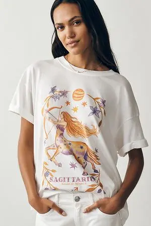 GIRL DANGEROUS Cosmic Zodiac T-shirt By - Sagittarius