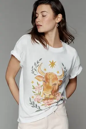 GIRL DANGEROUS Cosmic Zodiac T-shirt By - Taurus