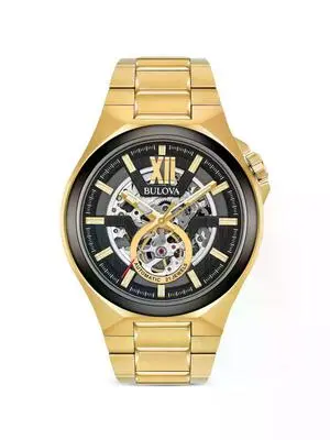 Bulova Maquina Skeleton-dial 46mm Watch - Black
