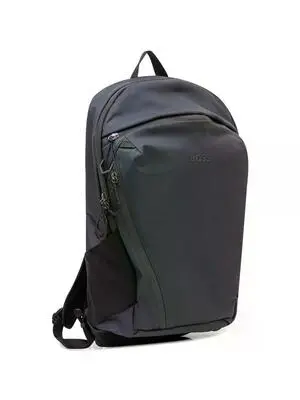 BOSS Logo Print Backpack - Grey