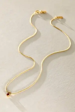 SET & STONES Ellie Birthstone Necklace - July