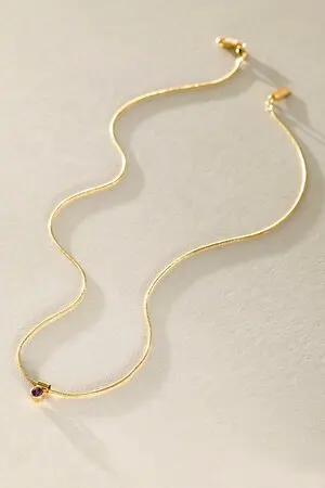 SET & STONES Ellie Birthstone Necklace - June