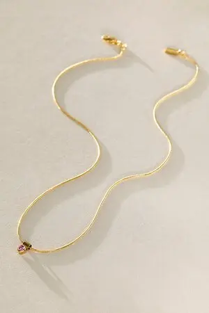 SET & STONES Ellie Birthstone Necklace - Oct