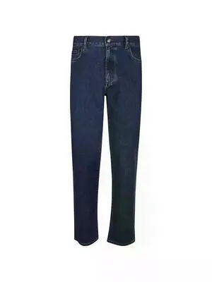 Zegna Contrast Stitching Jeans For Men