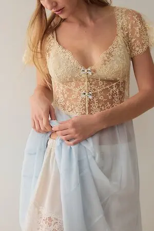 For Love & Lemons Cleo Maxi Slip