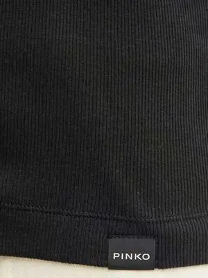 Pinko Ribbed Tank Top - Black