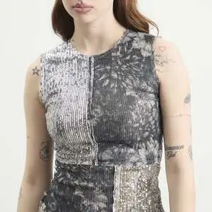 MAISON MARGIELA Patchwork Sequin Top
