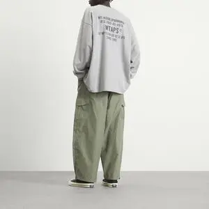 WTAPS Spec Long Sleeve T-shirt - Ash Gray