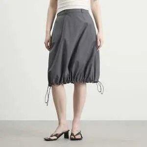 Coperni Technical Tailored Balloon Midi Skirt